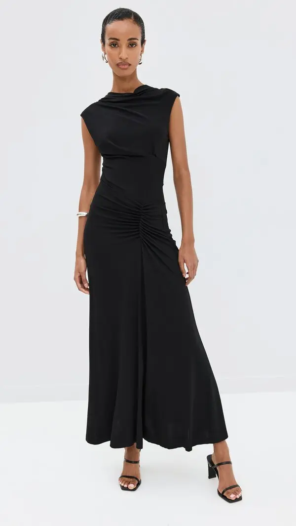 Simkhai Acacia Midi Dress - Black