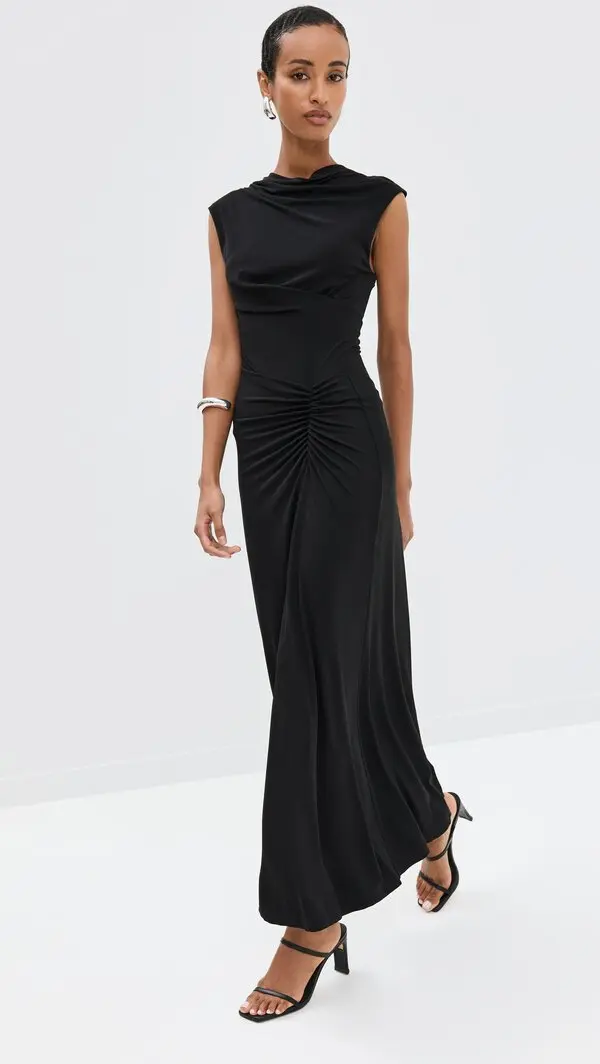 Simkhai Acacia Midi Dress - Black