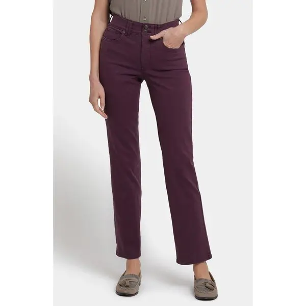 NYDJ Marilyn High Waist Straight Leg Jeans - Fig
