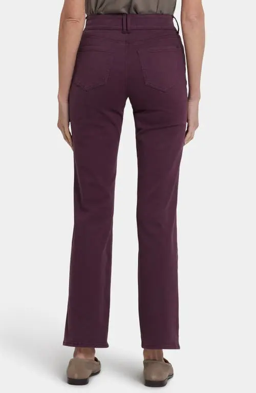 NYDJ Marilyn High Waist Straight Leg Jeans - Fig