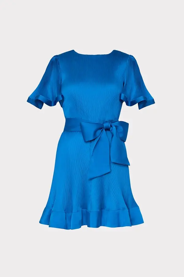 party mini dress with sleeves DRESS AFTER PARTY PADS Pink Velvet