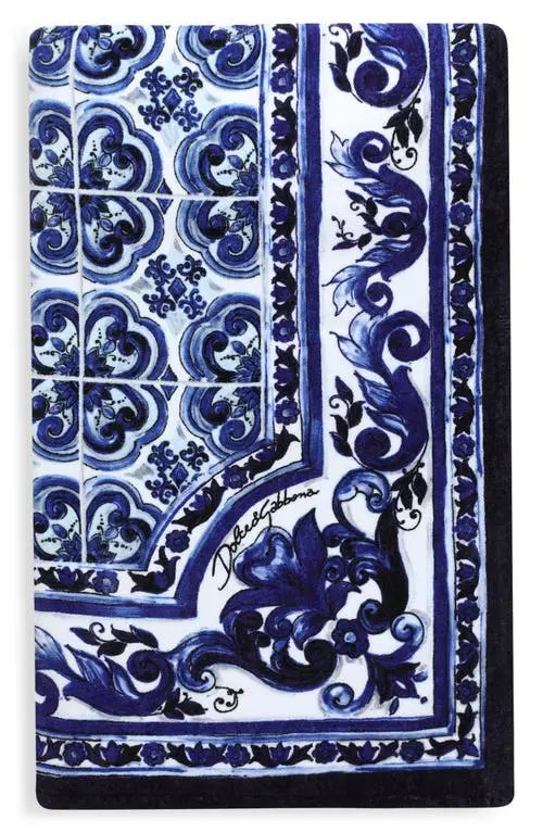 Dolce & Gabbana Carretto Beach Towel - Bright Blue