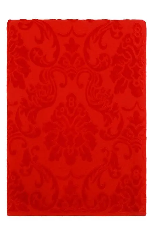 Dolce & Gabbana Dg Logo Jacquard Beach Towel - Red