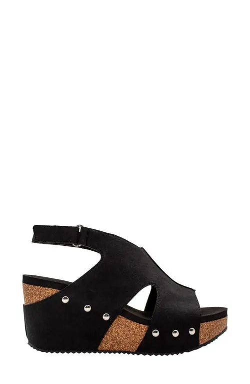 VOLATILE Beecher Platform Wedge Sandals - Black