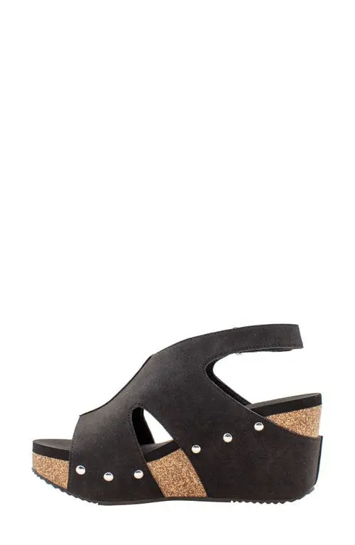 VOLATILE Beecher Platform Wedge Sandals - Black