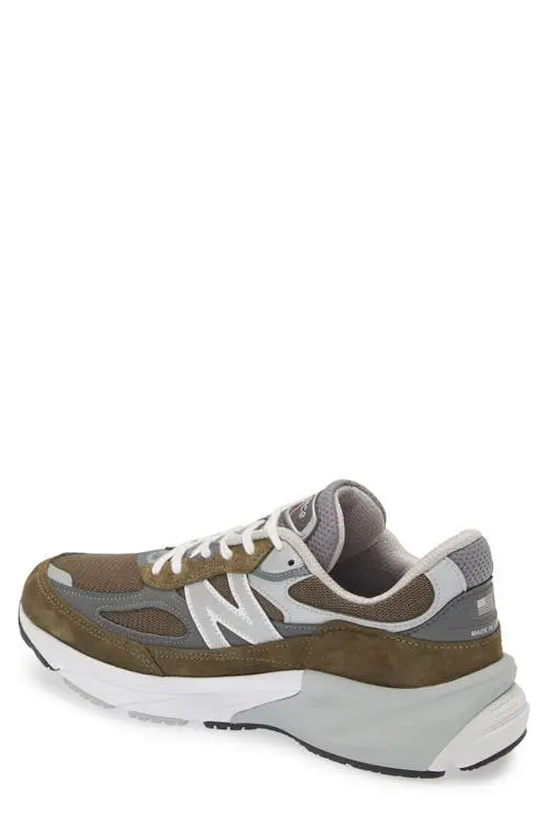 NEW BALANCE Made In Usa 990v6 Sneaker - Olive/grey