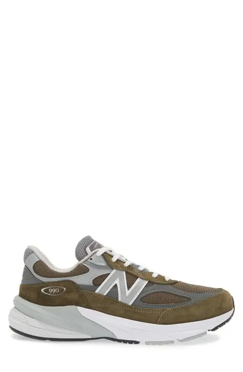 NEW BALANCE Made In Usa 990v6 Sneaker - Olive/grey