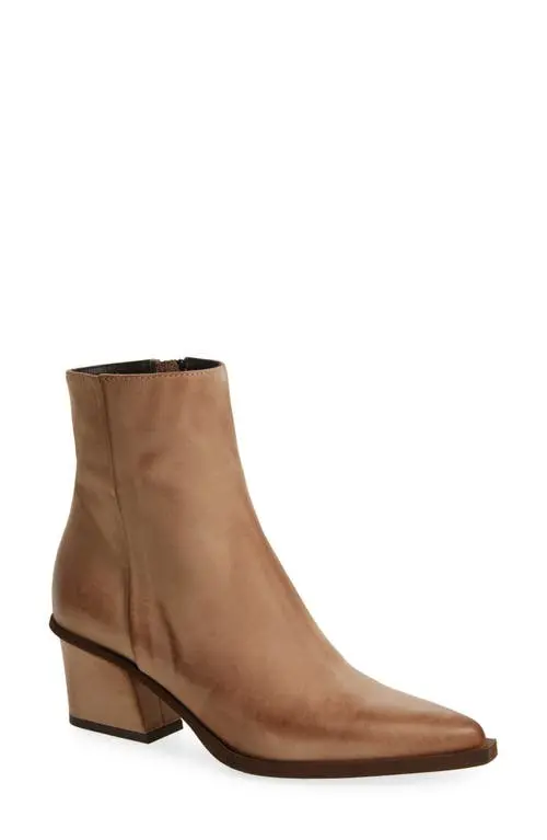 Cordani Braydie Leather Booties - Taupe Nubuck
