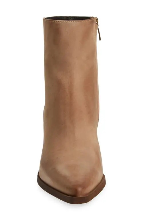 Cordani Braydie Leather Booties - Taupe Nubuck