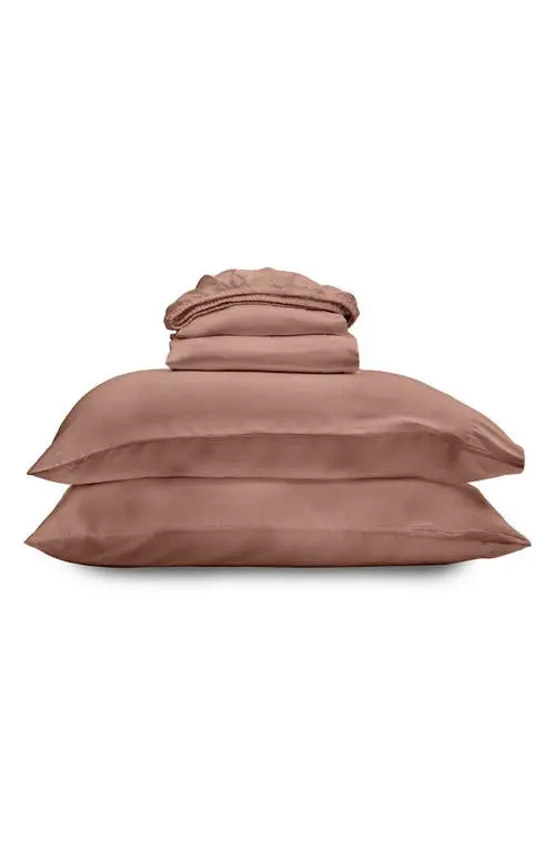 ETTITUDE Luxe Sateen+ Sheet Set - Copper