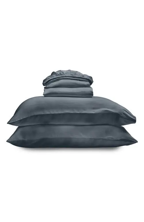 ETTITUDE Luxe Sateen+ Sheet Set - Indigo