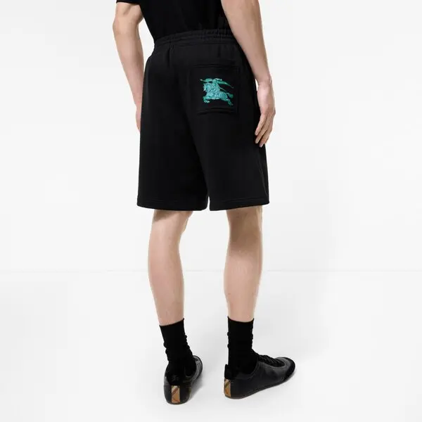 Burberry Logo Cotton Shorts