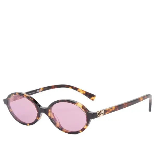 Miu Miu Regard Sunglasses - Honey Havana/bordeaux
