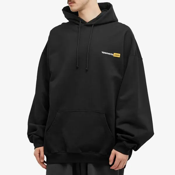 Vetements Xxx Logo Hoodie In Black - 60% Off | Editorialist