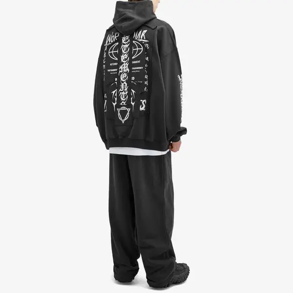 Vetements Patch Logo Hoodie In Black - 45% Off | Editorialist