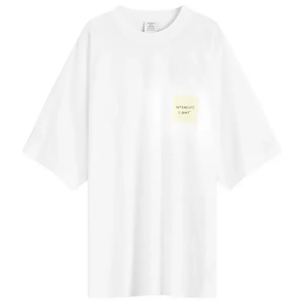 Vetements Sticker T-shirt