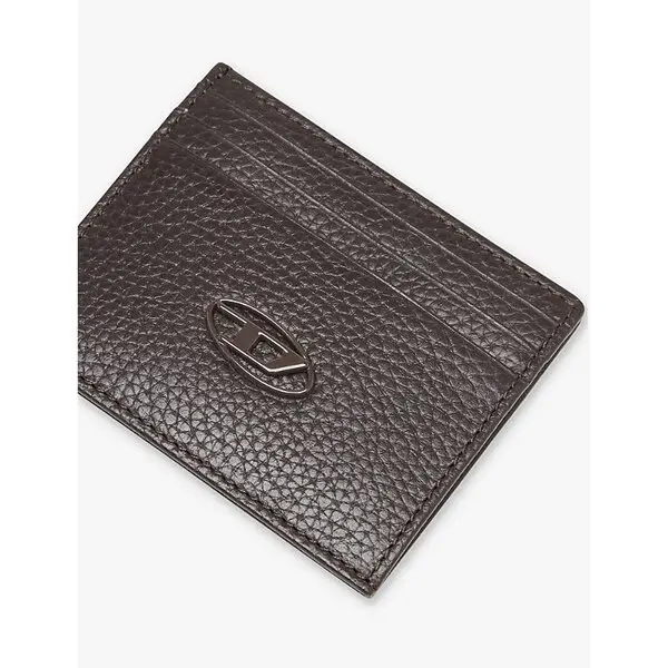 DIESEL® Logo-badge Leather Cardholder