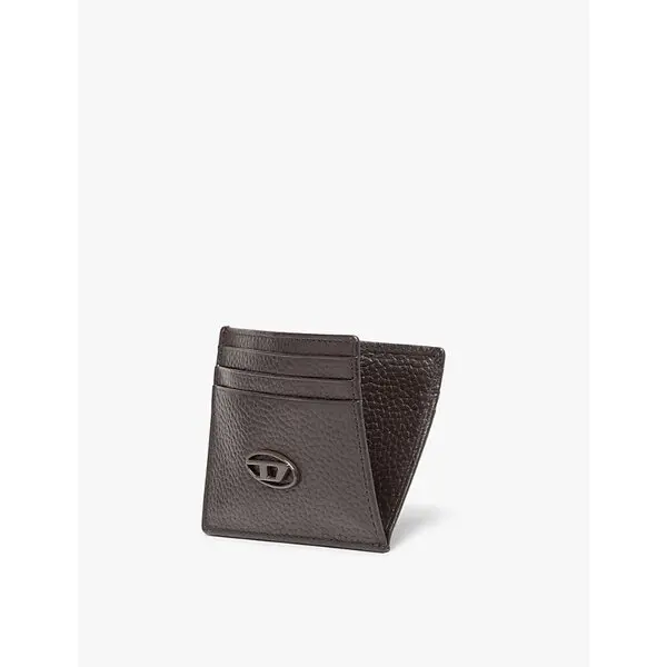 DIESEL® Logo-badge Leather Cardholder