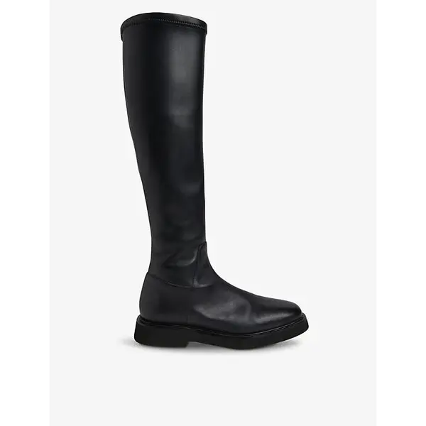 Whistles Knee-high Stretch Leather-blend Boots