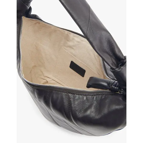 LEMAIRE Large Croissant Leather Shoulder Bag - Dark Chocolate
