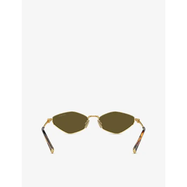 Miu Miu Mu 56zs Irregular Sunglasses
