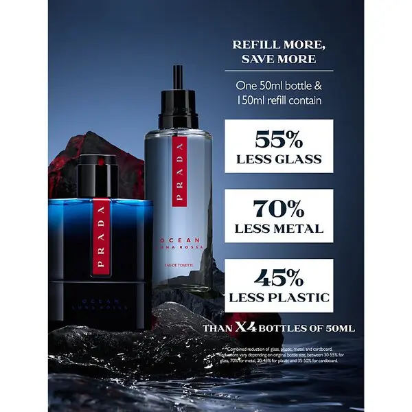 Prada Luna Rossa Ocean Eau De Toilette Refill