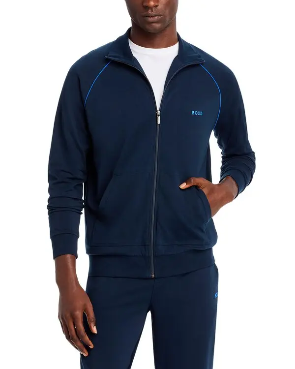 Hugo Boss Mix & Match Cotton Blend Full Zip Jacket