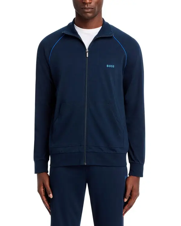 Hugo Boss Mix & Match Cotton Blend Full Zip Jacket