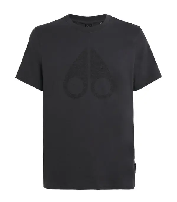Moose Knuckles Cotton Logo T-shirt - Grey