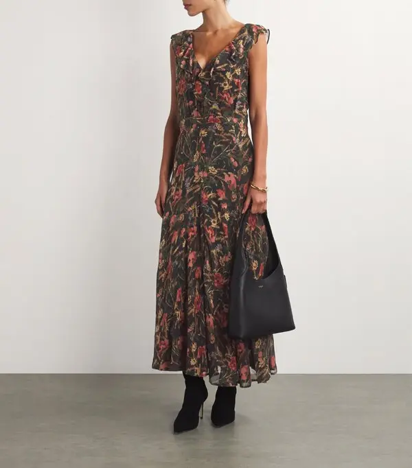 Paige Silk Floral Sharleen Maxi Dress