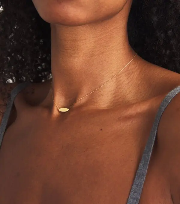 ASTRID & MIYU Plain Pendant Necklace