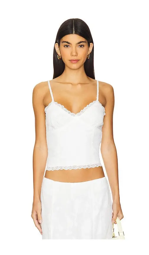 RUNAWAY THE LABEL Larina Top - White