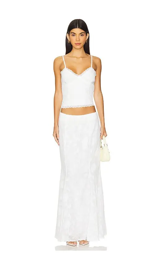 RUNAWAY THE LABEL Larina Top - White