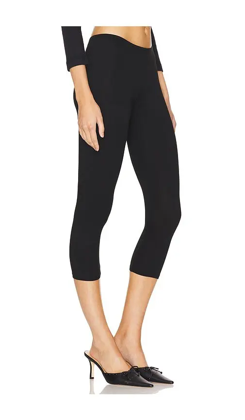 Only Hearts Crop Leggings - Black