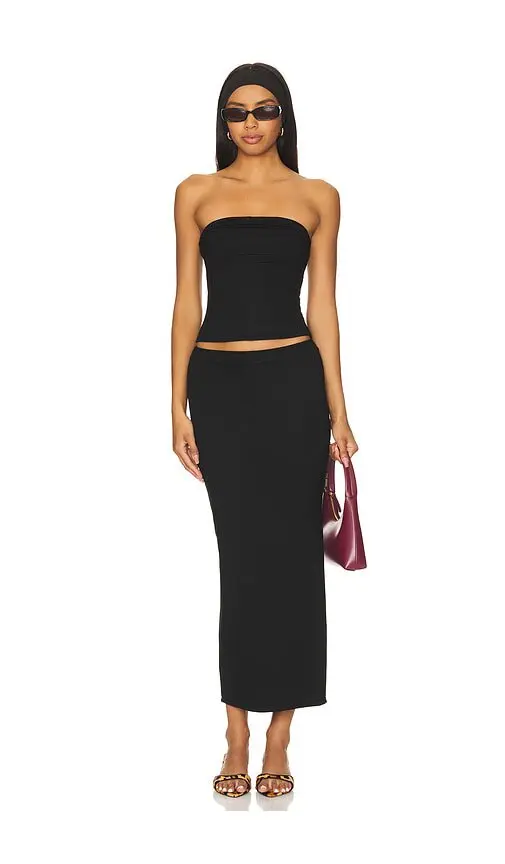 ALL THE WAYS Natalie Skirt Set - Black