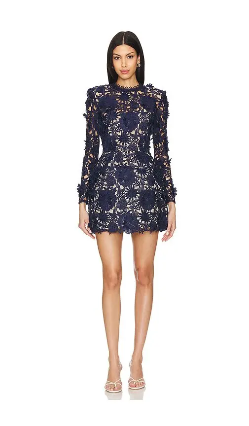 BRONX AND BRONCO Maia Mini Dress - Navy