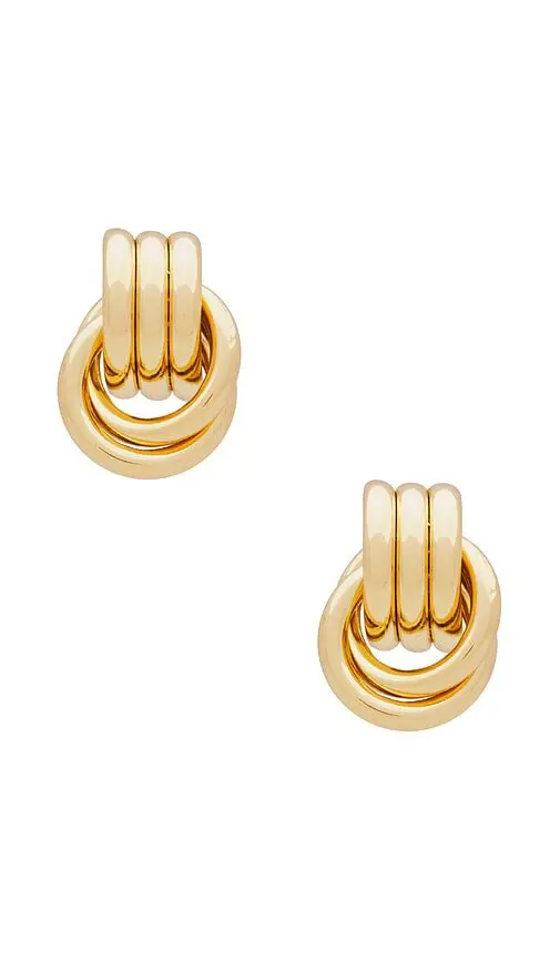 HEAVEN MAYHEM Baby Knot Earrings - Gold