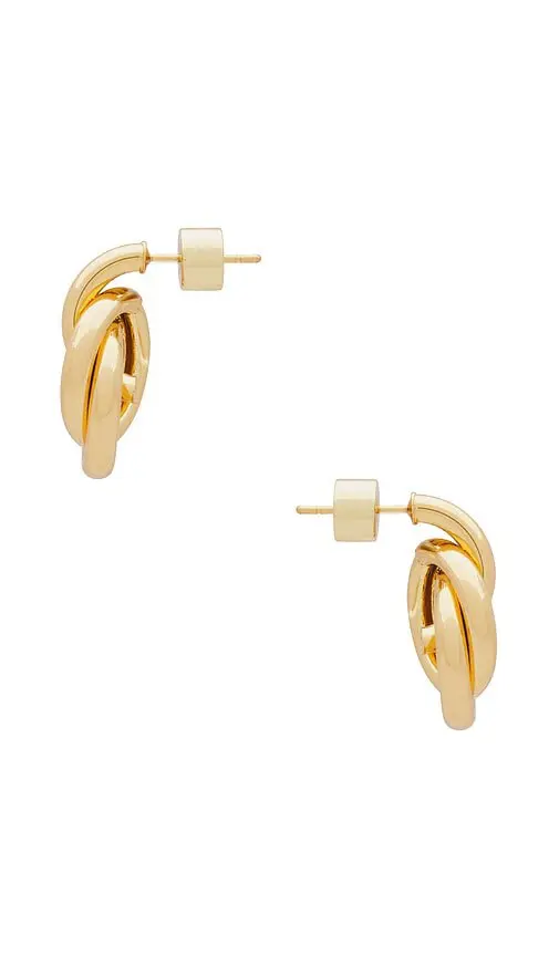 HEAVEN MAYHEM Baby Knot Earrings - Gold