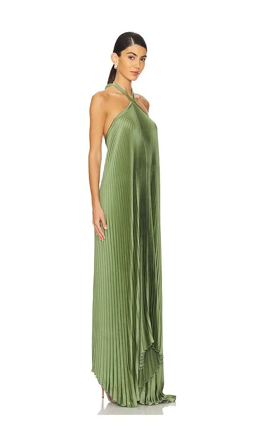 L'IDEE Deesse Gown - Moss