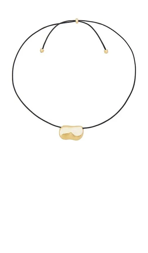 HEAVEN MAYHEM Pebble Pendant Necklace - Gold & Black