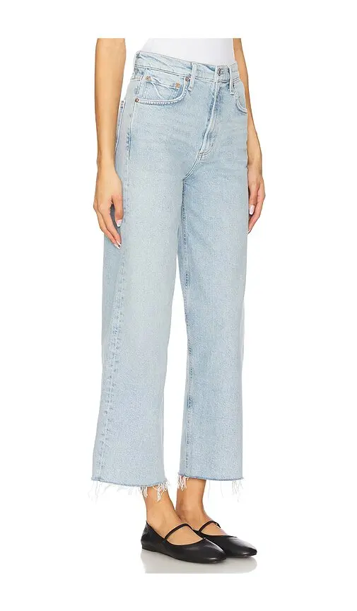 AGOLDE Ren High Rise Wide Leg Jeans - Beam