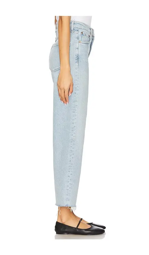 AGOLDE Ren High Rise Wide Leg Jeans - Beam