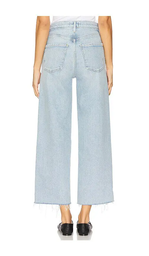 AGOLDE Ren High Rise Wide Leg Jeans - Beam