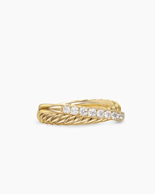 David Yurman Crossover Ring - Diamond