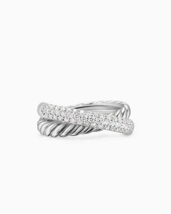 David Yurman Crossover Ring - Diamond