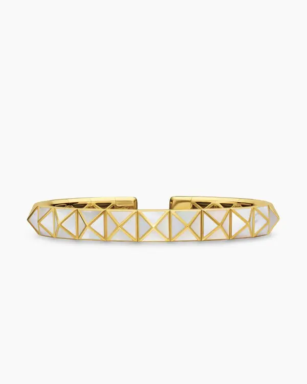 David Yurman Pyramid Cuff Bracelet - Mother Of Pearl
