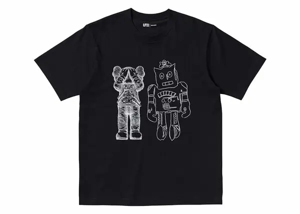 KAWS X Warhol Ut Graphic 476351 T-shirt - Black