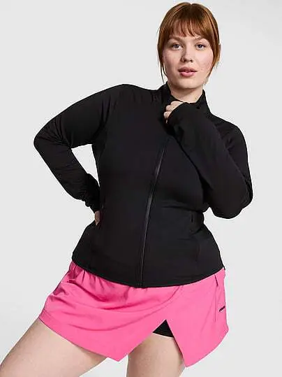 Pink Relay Full-zip Jacket - Black