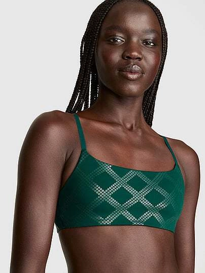 Pink Relay™ Square-neck Sports Bra - Print