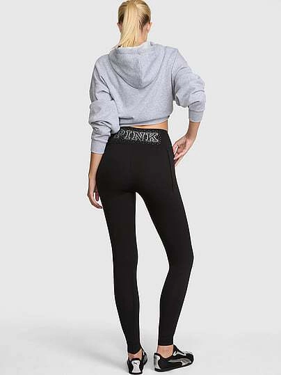 Pink Relay™ Leggings - Black